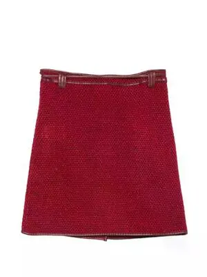 BLUGIRL Tweed Buttoned Mini Skirt