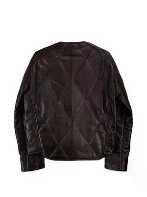 OMAR AFRIDI Quilted Leather Jacket