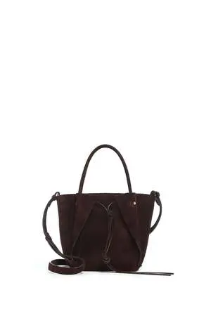 Gabriela Hearst Small Marija Suede Tote Bag - Chocolate