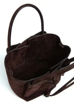 Gabriela Hearst Small Marija Suede Tote Bag - Chocolate