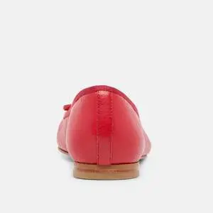 DOLCEVITA Ritla Ballet Flats - Cherry Leather