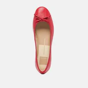 DOLCEVITA Ritla Ballet Flats - Cherry Leather