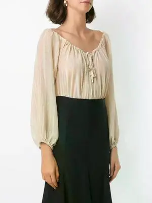 AMIR SLAMA Metallic Bodysuit