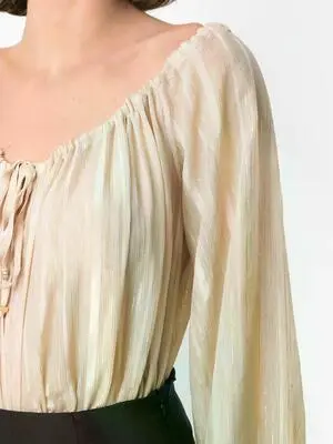 AMIR SLAMA Metallic Bodysuit