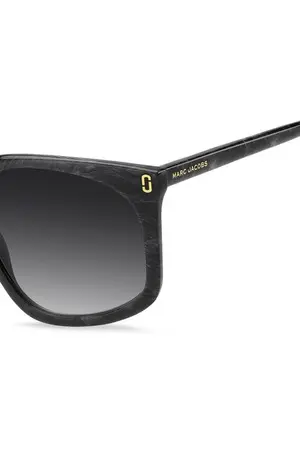 Marc Jacobs 57mm Square Sunglasses - Grey Marble/dark Grey Sf