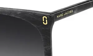 Marc Jacobs 57mm Square Sunglasses - Grey Marble/dark Grey Sf