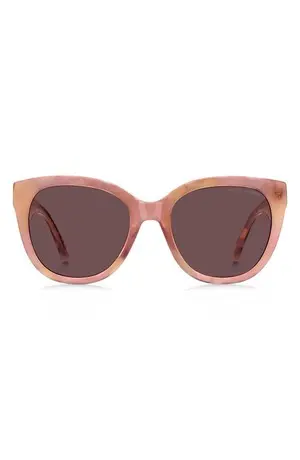 Marc Jacobs 54mm Cateye Sunglasses - Havana Pink/burgundy