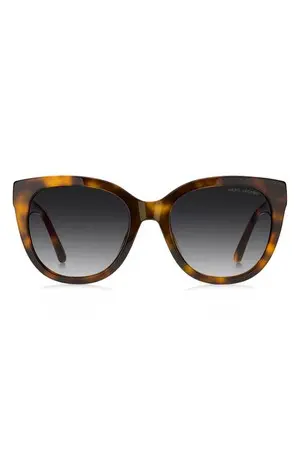 Marc Jacobs 54mm Cateye Sunglasses - Havana/dark Grey Sf