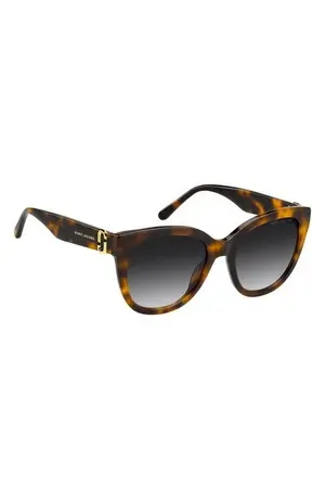 Marc Jacobs 54mm Cateye Sunglasses - Havana/dark Grey Sf