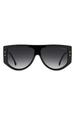 Carrera Eyewear 59mm Square Sunglasses - Black/dark Grey Sf