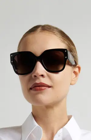 Carolina Herrera 55mm Gradient Square Sunglasses - 0807-ha