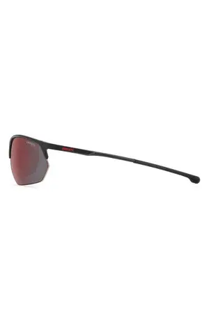 Carrera Eyewear 65mm Polarized Rectangular Sunglasses