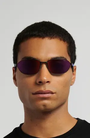 Hugo 62mm Rectangular Sunglasses