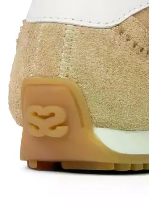 Sandro Light Wave Suede Sneakers - Neutrals