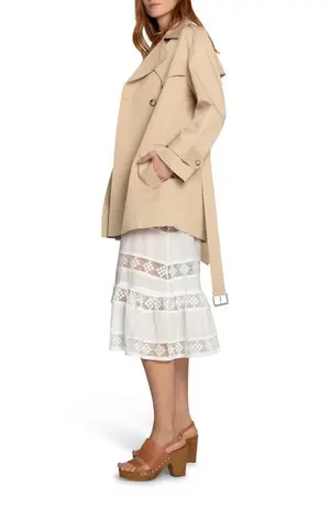 BELLE & BLOOM Whispers Of Verona Trench Coat - Light Camel