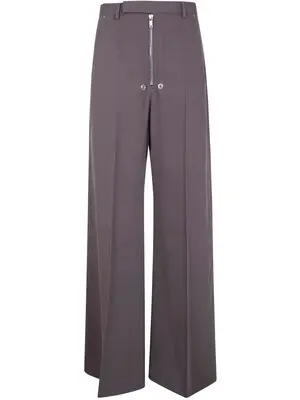 Rick Owens Tailored Wide Belas Trousers - Gray