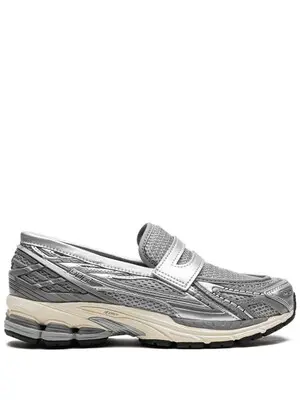 NEW BALANCE Leather And Mesh Lifestyle Sneakers - Gray