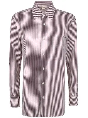 Aspesi Classic Striped Shirt - Red
