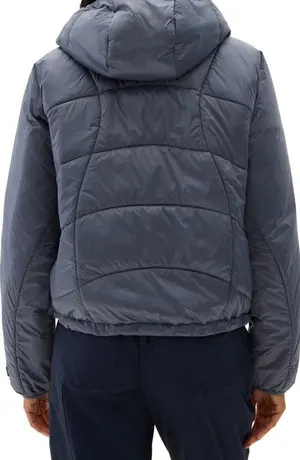 HALFDAYS Water Repellent Quilted Puffer Jacket - Shadow