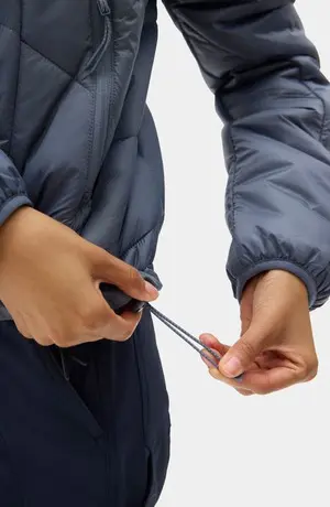 HALFDAYS Water Repellent Quilted Puffer Jacket - Shadow