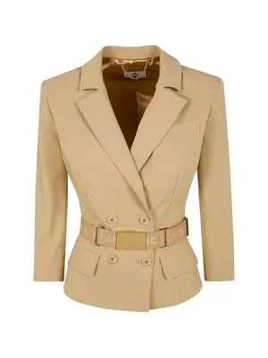 Elisabetta Franchi Belted Safari Jacket