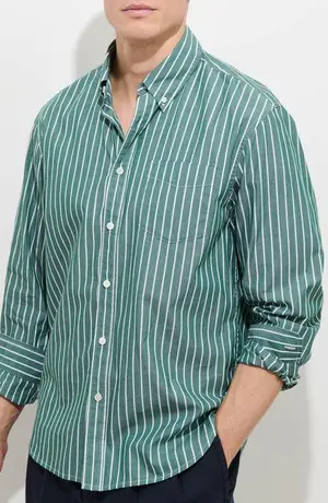 ALEX MILL Mill Thing Stripe Button-down Shirt