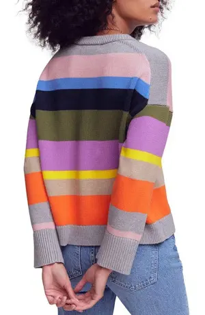 Boden Lucy Relaxed Stripe Cotton Sweater