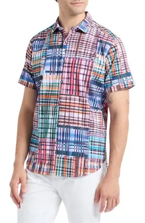 Robert Graham Murdoch Short Sleeve Button-up Shirt