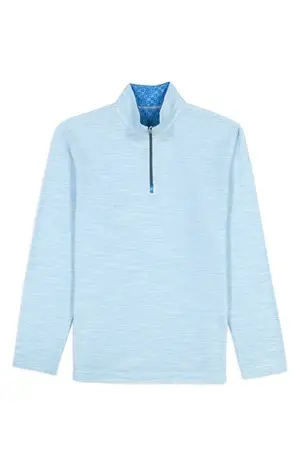 Robert Graham Ledson Quarter-zip Knit Sweatshirt