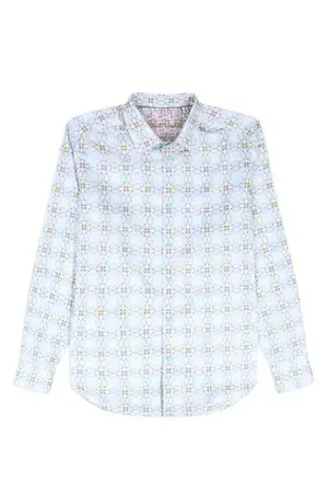 Robert Graham Runnymede Stretch Cotton Button-up Shirt