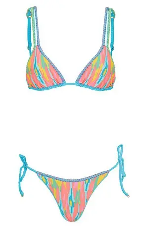 MAAJI Aqua Dream Tulum Reversible Side Tie Bikini Bottoms