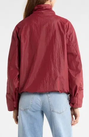 Lioness Shoreline Windbreaker Jacket - Cherry