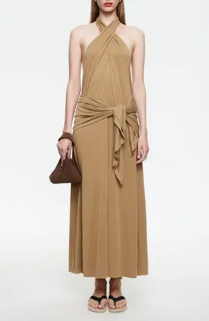 Lioness Halter Maxi Dress