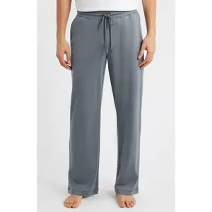 Daniel Buchler Stretch Cotton & Modal Blend Drawstring Pajama Pants - Ocean