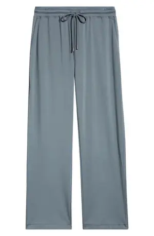 Daniel Buchler Stretch Cotton & Modal Blend Drawstring Pajama Pants - Ocean