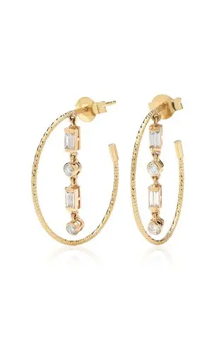 RITIQUE BY RITIKA ATWAL 18k Yellow Mini Mélange Drop Earrings - Gold