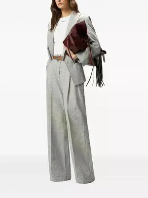 Pinko Wide-leg Trousers - Grey