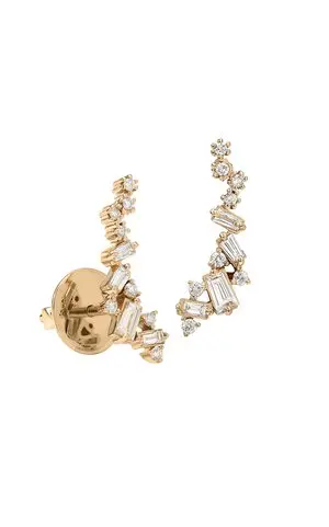 RITIQUE BY RITIKA ATWAL 18k Yellow Mini Mélange Ear Climbers - Gold