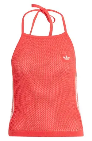 ADIDAS ORIGINALS Open Stitch Halter Top