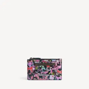 Balenciaga Le City Long Coin And Card Holder - Black
