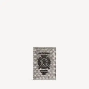 Balenciaga Passport Holder With Rhinestones Grey