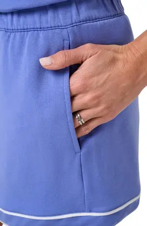 Travis Mathew Terry Varsity Shorts - Baja Blue