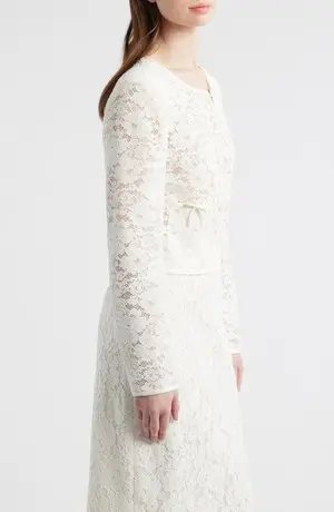 LoveShackFancy Junetta Lace Jacket