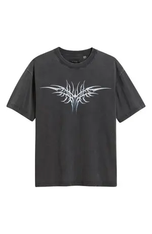PACSUN Cyber Wings Cotton Graphic T-shirt