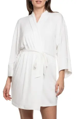 IN BLOOM BY JONQUIL Sevilla Satin Wrap - Ivory