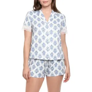 IN BLOOM BY JONQUIL Sevilla Brushed Knit Short Pajamas - Ivory