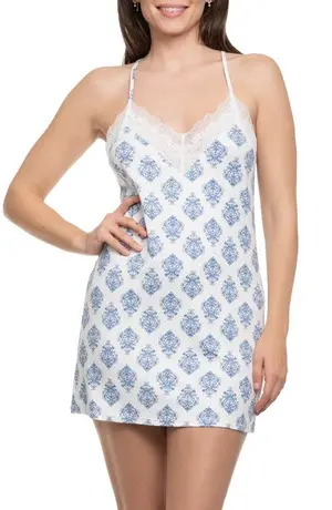IN BLOOM BY JONQUIL Sevilla Lace Trim Chemise - Ivory