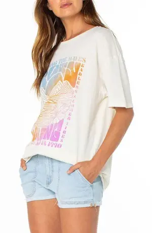 Roxy Oversized Graphic T-shirt