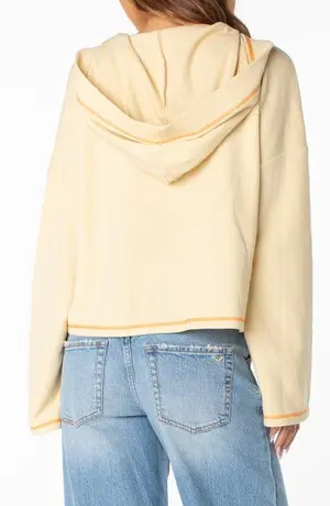 Roxy Seaside Thermal Hoodie - Parchment
