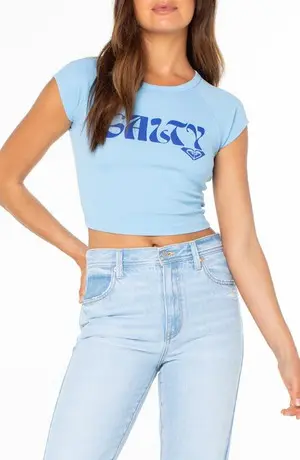 Roxy Salty Feels Crop T-shirt